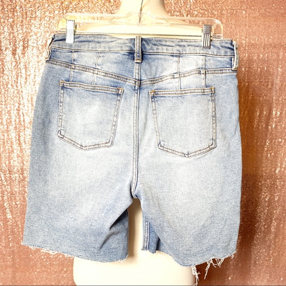 Free People | Shorts | Nwot Free People Avery Button Fly Bermuda Shorts ...